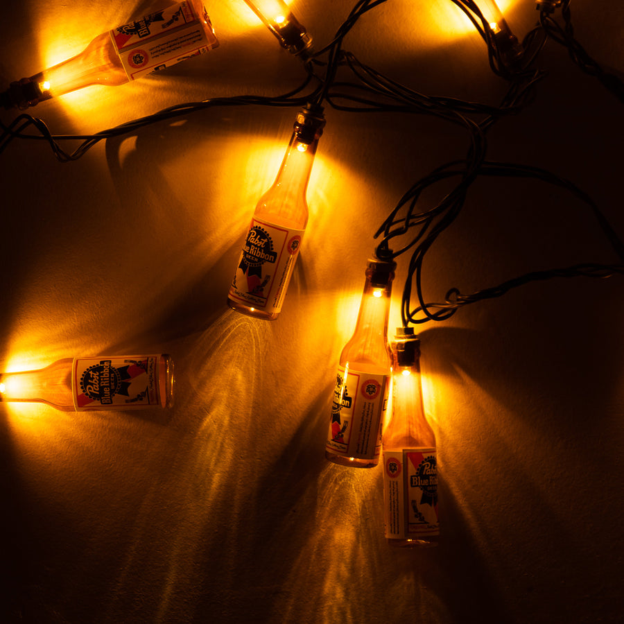 PBR Bottle String Lights – Pabst Blue Ribbon Store